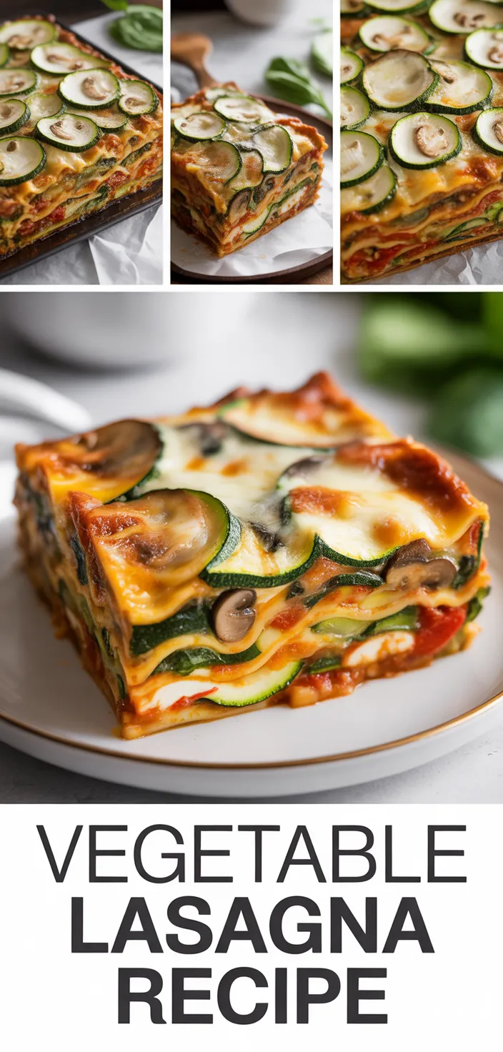 Vegetable Lasagna Recipe – Easy Quick Eats